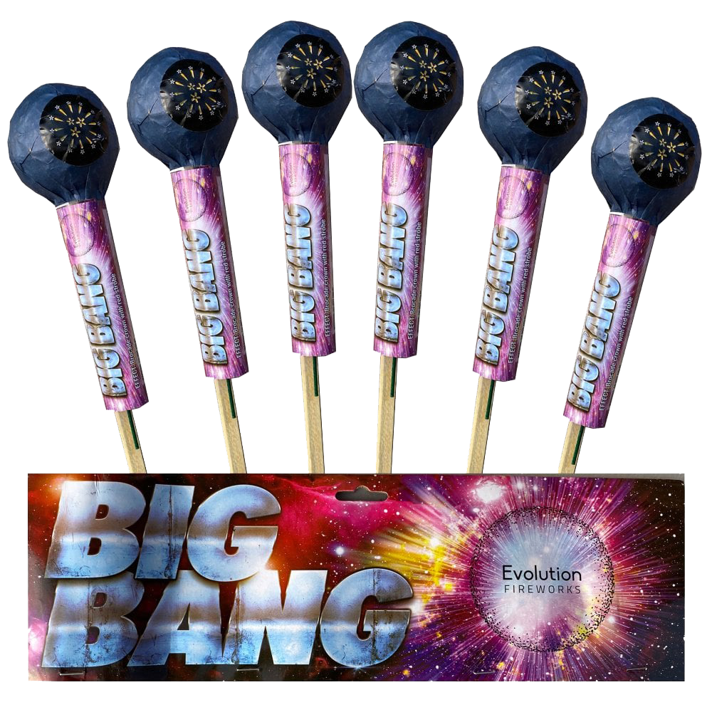 Big Bang Rocket Pack of 6 by Evolution Fireworks